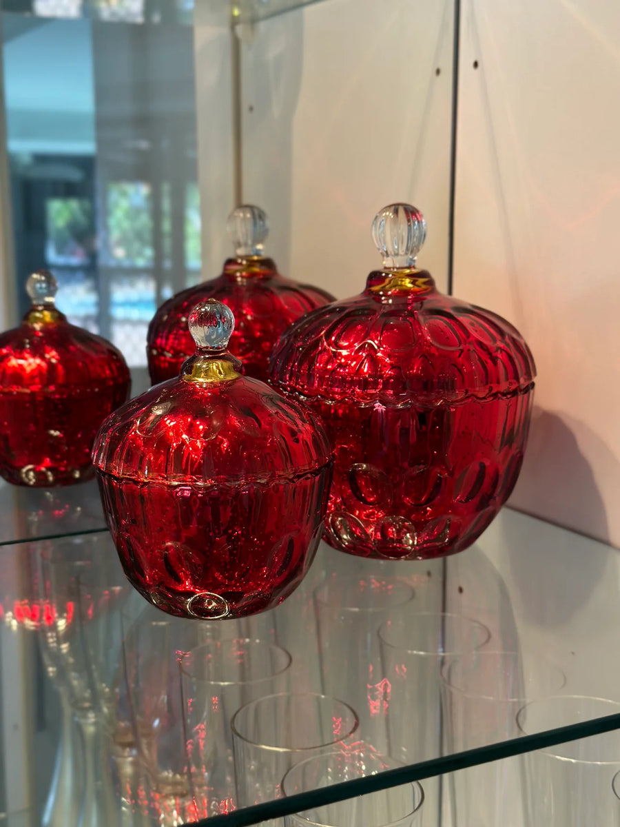 Stunning Red design (large) – Candela Candles